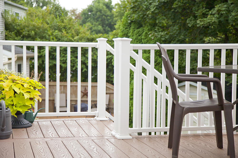 RDI Titan Pro Rail Vinyl Railing 3-Part Specs - U.S. LUMBER